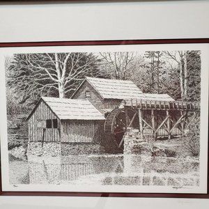 Mike Johnson | Art | Framed Lithograph Print Mike Johnson Numbered ...